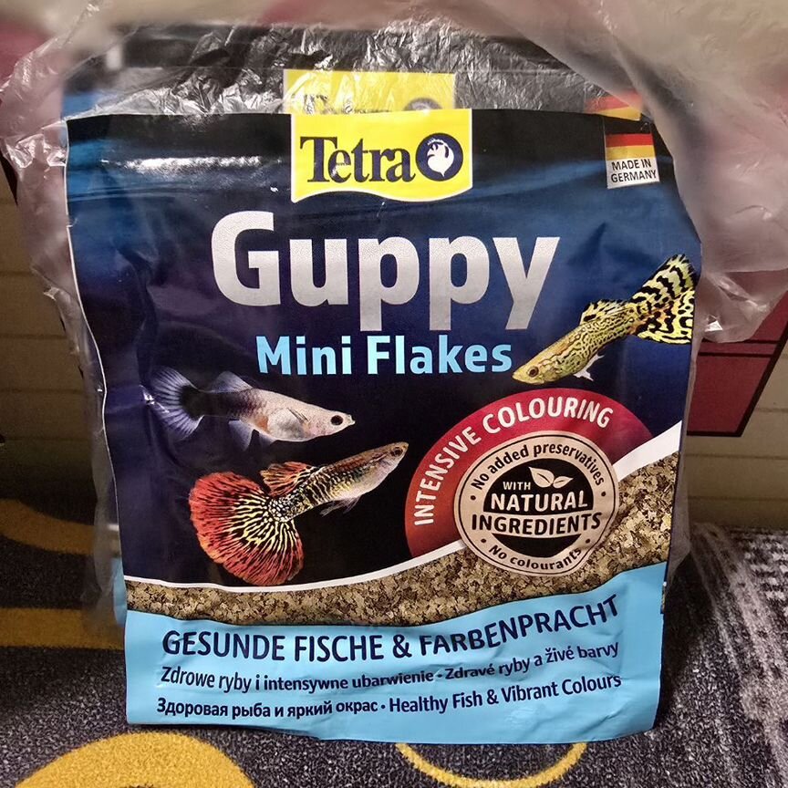 Корм для гуппи Германия