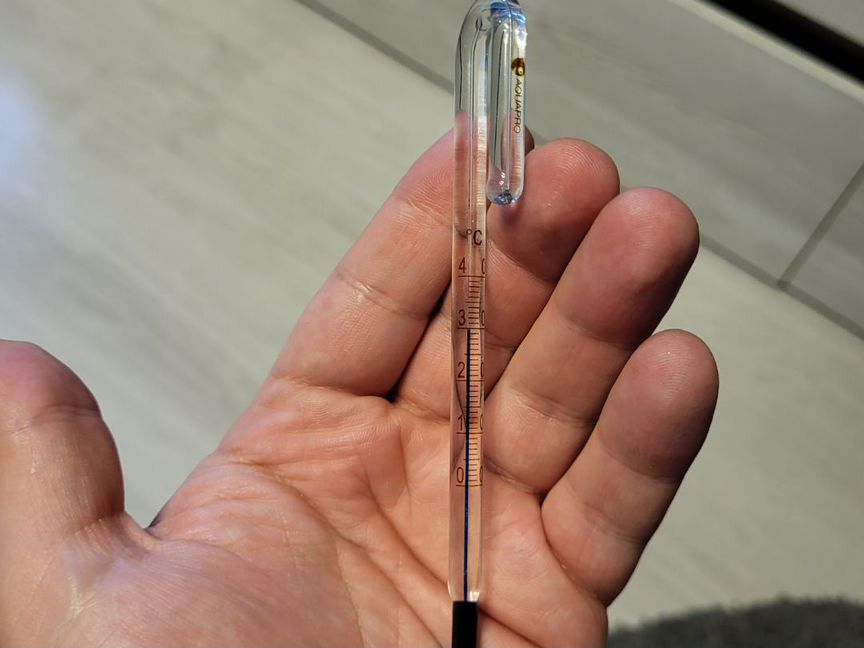 Термометр для аквариума навесной 12 см