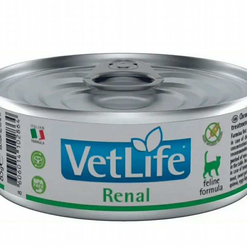 Корм для кошек farmina влажный renal и hepatic