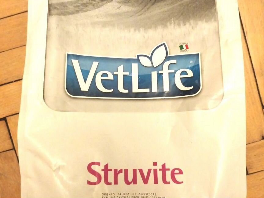 Сухой корм Фармина Vet Life Struvite 2кг для кошек