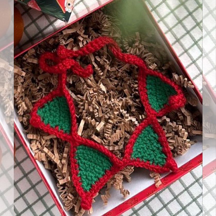 Вязаный воротничок для кота или маленькой собачки