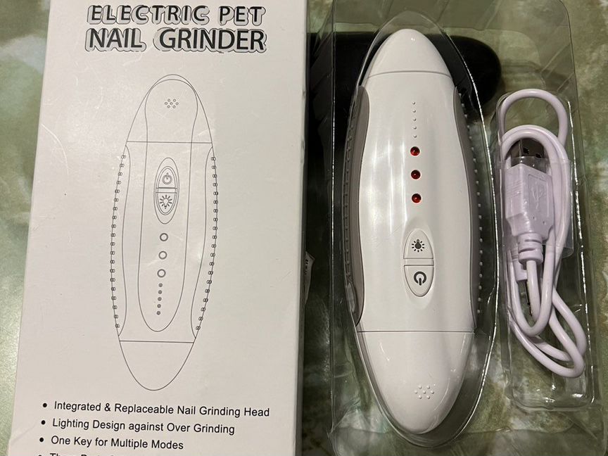 Электрический напильник когтей для кошек и собак