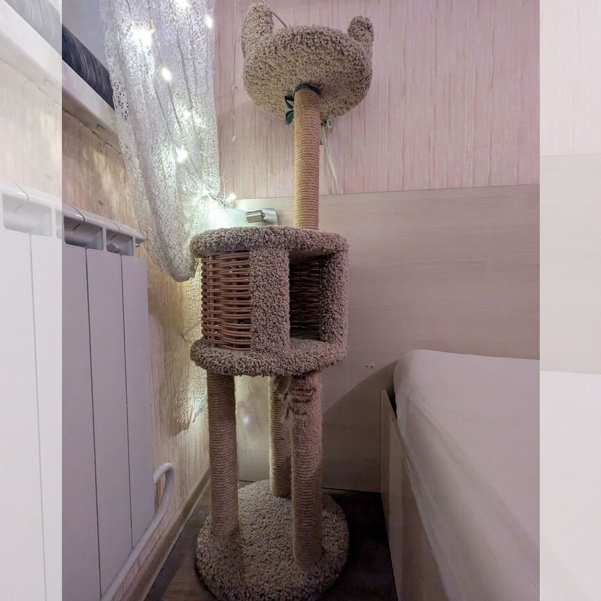 Домик для кошки с когтеточкой
