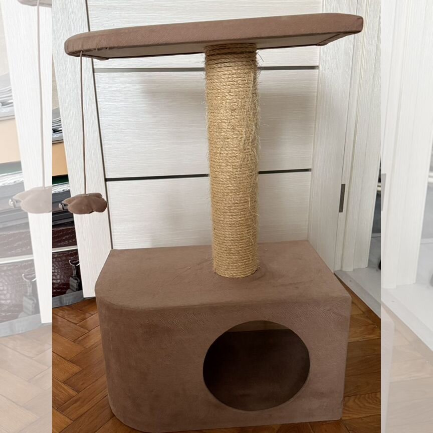 Когтеточка домик для кошки