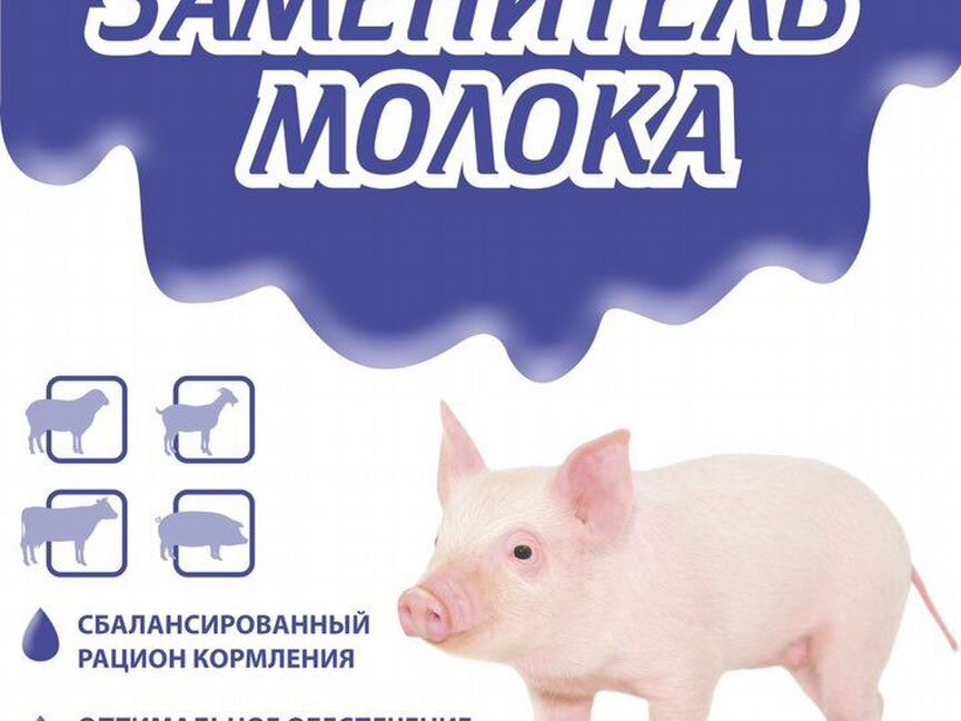 Зцм сухое молоко для поросят Logas Milk