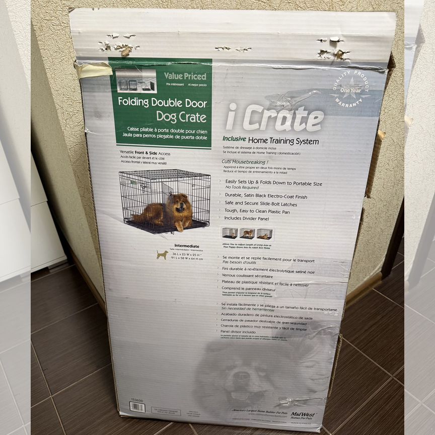 Клетка для собак новая 91 л 58 на 64