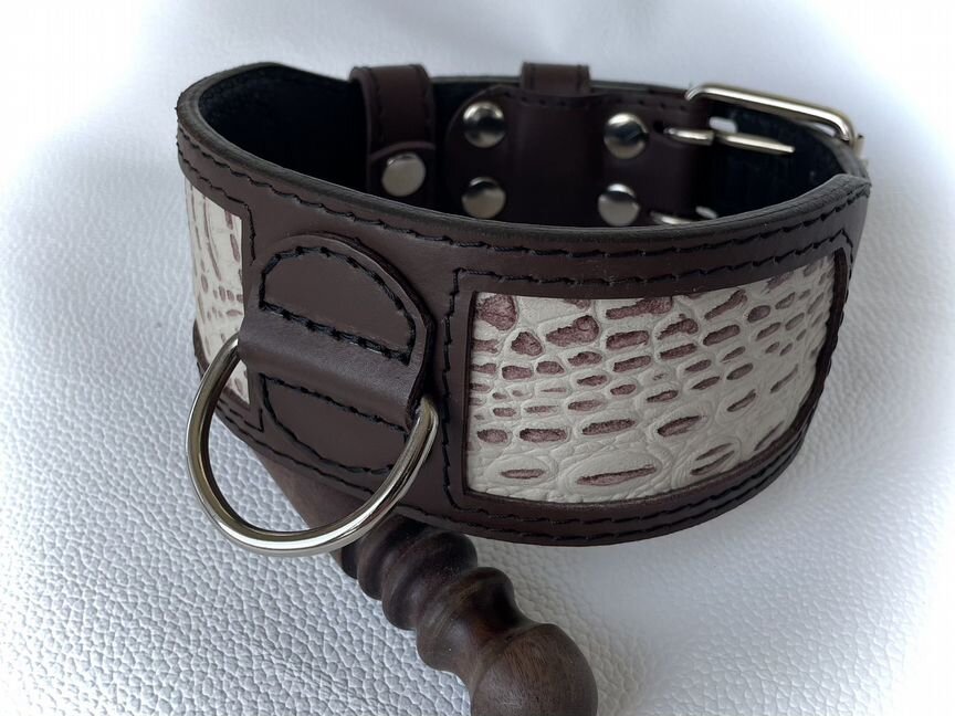 Кожаный ошейник
