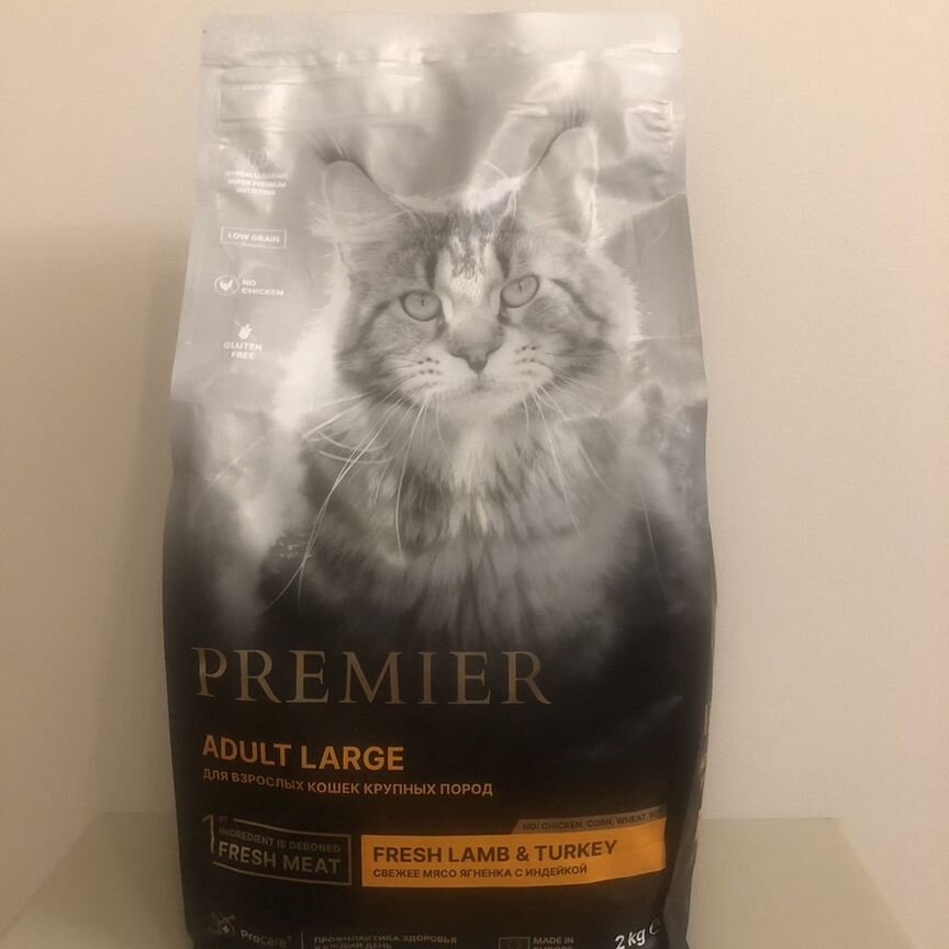 Premier adult large Сухой корм для кошек 2кг