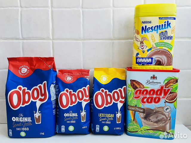 Какао Oboy 450 гр, Nesquik из Финляндии купить в Санкт-Петербурге | Товары для дома и дачи | Авито