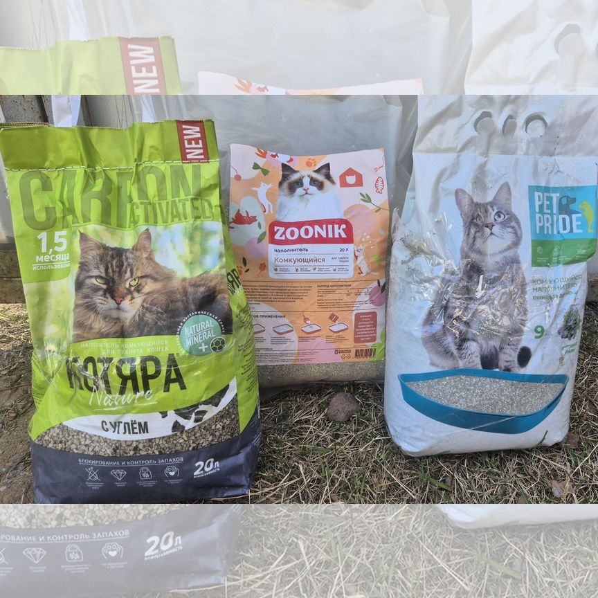 Наполнитель комкующийся