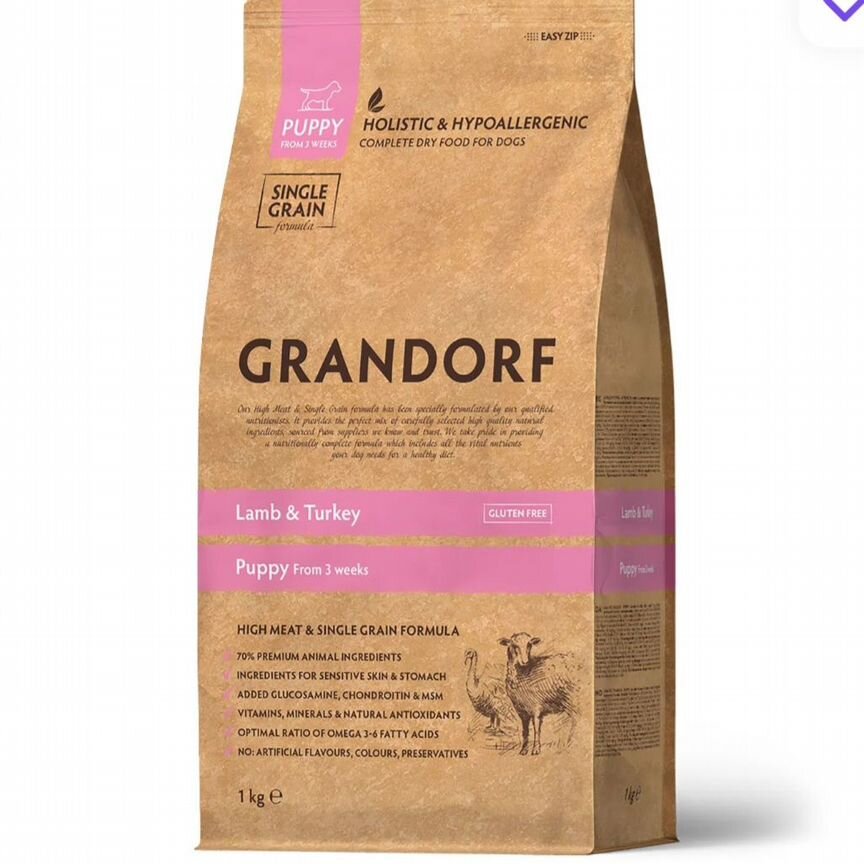 Корм grandorf для щенков