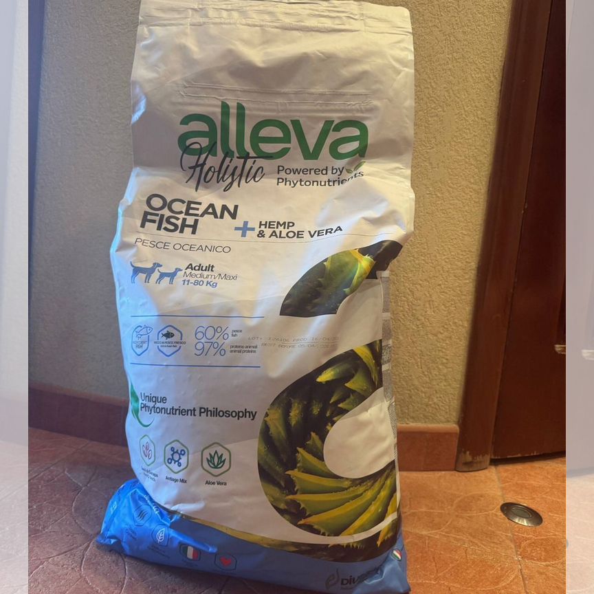 Корм для собак alleva holistic ocean fish