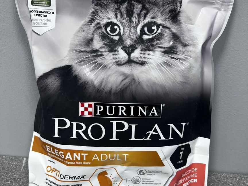 Корм для кошек Pro Plan Elegant с лососем 400гр