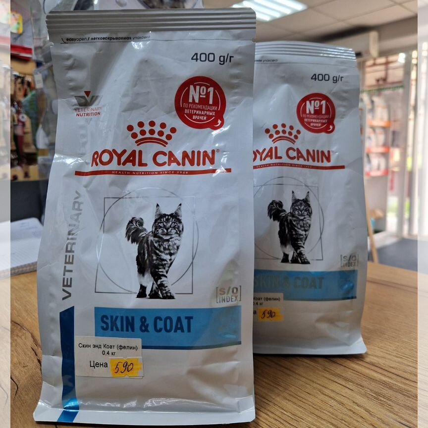 Корм для кошек Royal canin Ckin and Coat 400 г