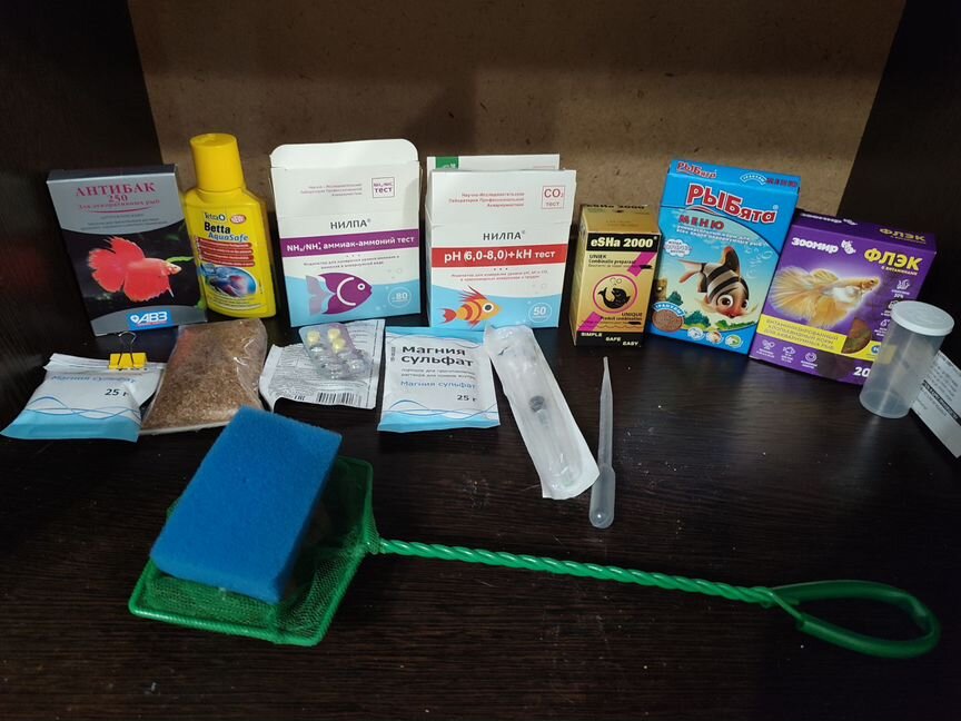 Приспособления для рыбки петушка