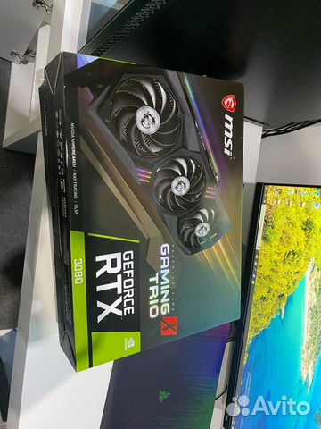 Видиокарта RTX 3080 MSI gaming Trio купить в Москве | Электроника | Авито