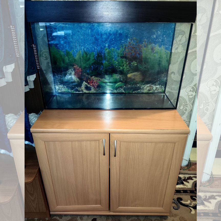 Аквариум с тумбой 96л