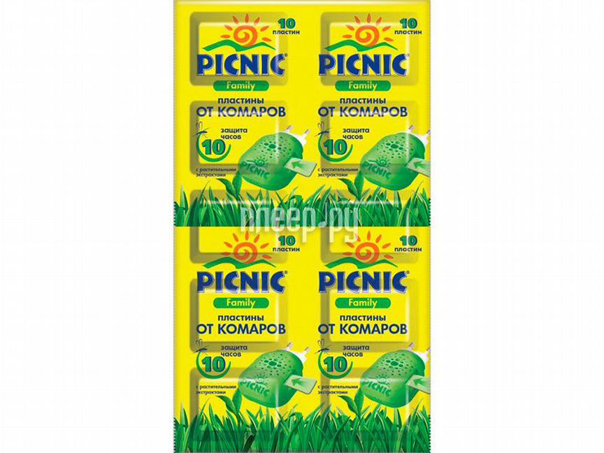 Picnic Family пластины 10шт 46 00104 02306 4