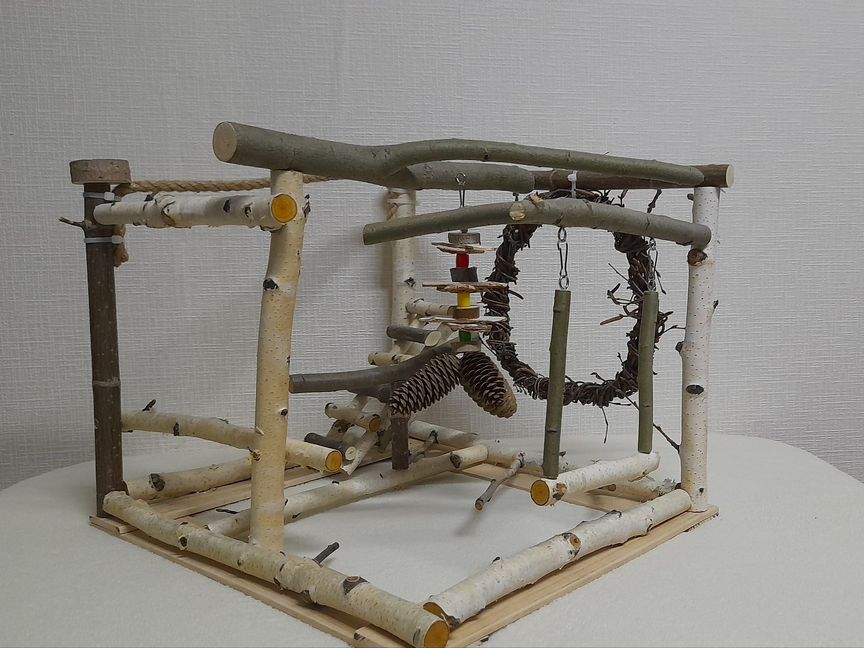 Стенд для волнистого попугая