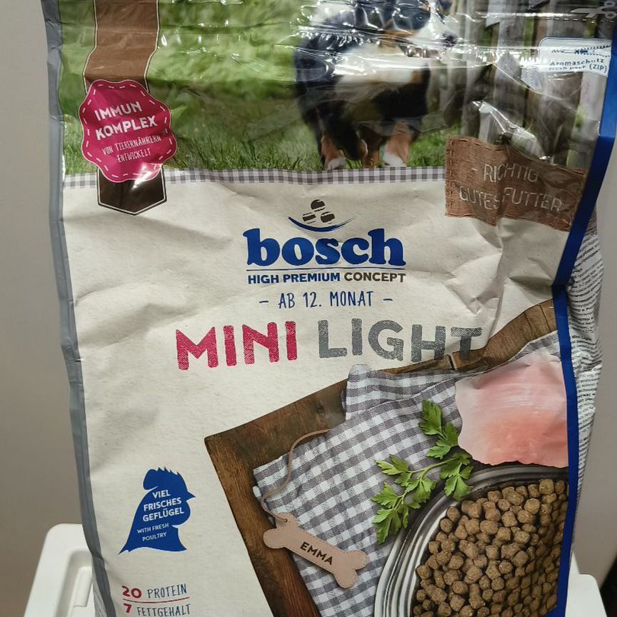 Сухой корм для собак Bosch mini light 2,5 кг