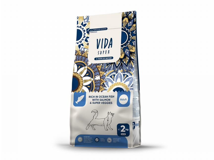 Vida Super корм для взрослых кошек богатый океанск