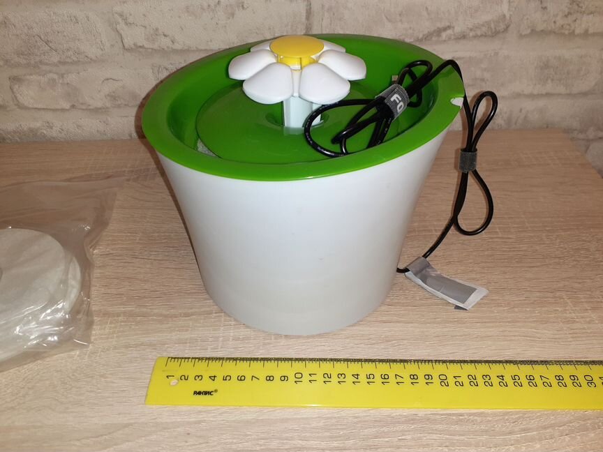 Автопоилка для кошек, фонтан для питья