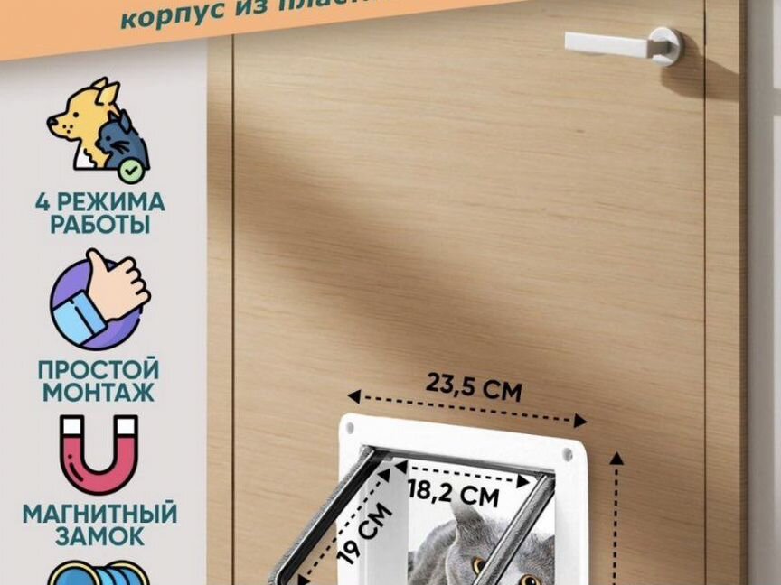 Дверца для кота/котоход