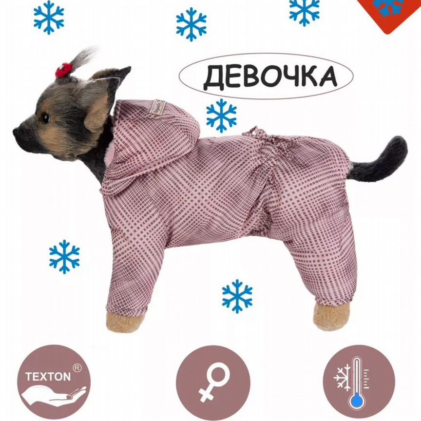 Комбинезон для маленькой собаки девочки
