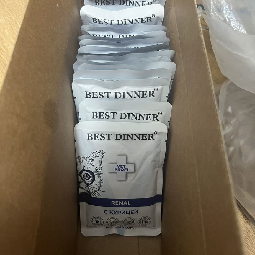 Best dinner renal влажный корм для кошек