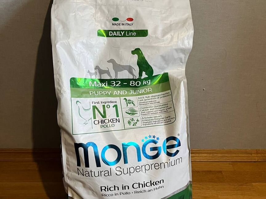 Корм Monge Dog Maxi Puppy & Junior