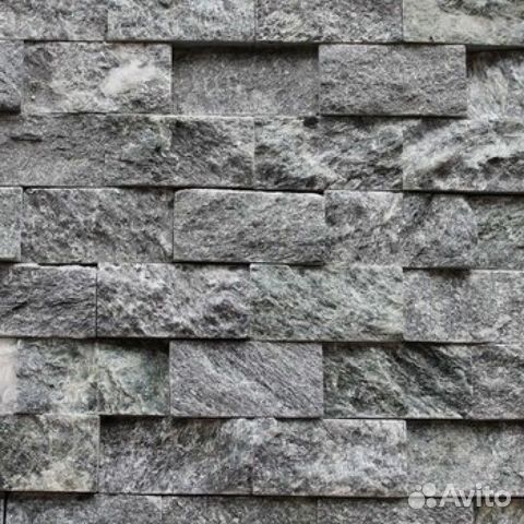 Плитка рваный камень Талькохлорит 200х50х20мм купить в Москве | Товары ...