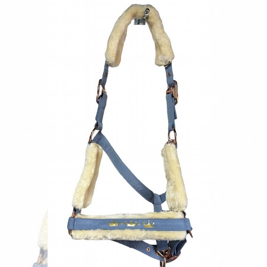 Недоуздок для лошади с мехом (cob, full)