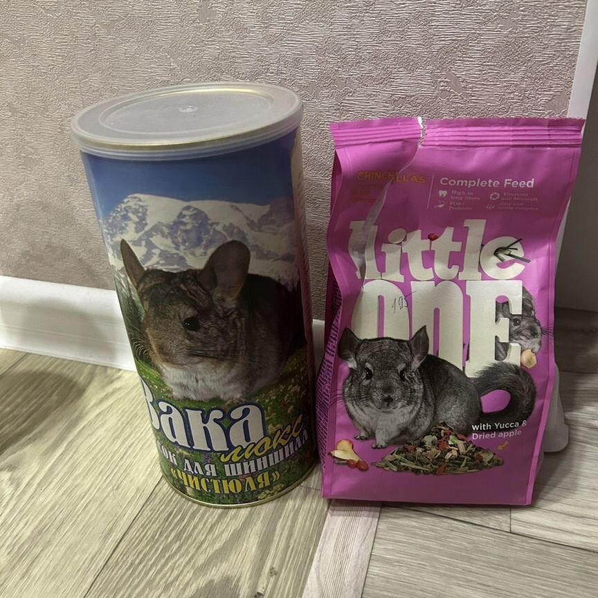 Корм и песок для шиншиллы