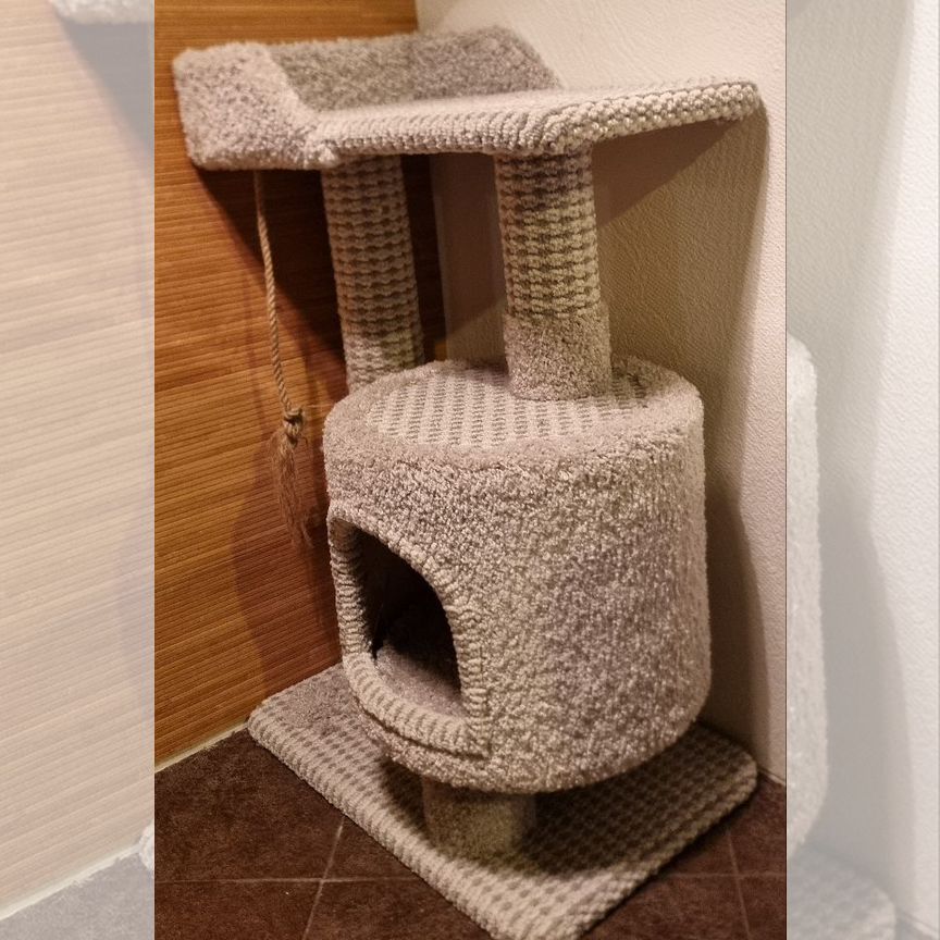 Домик для кошки с когтеточкой