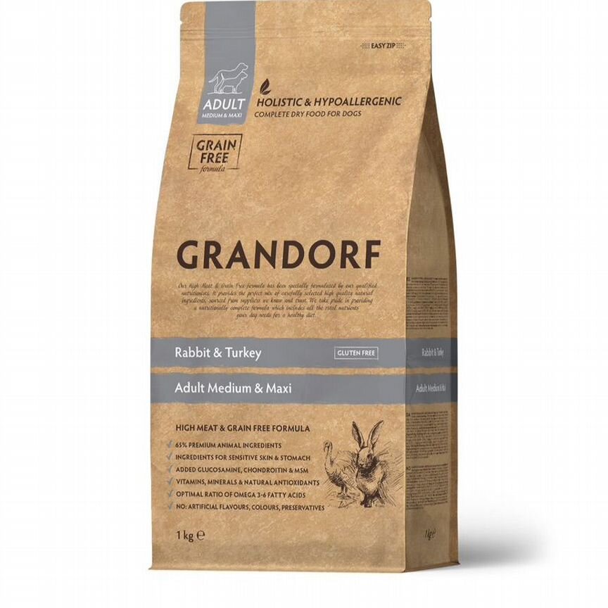 Корм для собак grandorf 1 кг