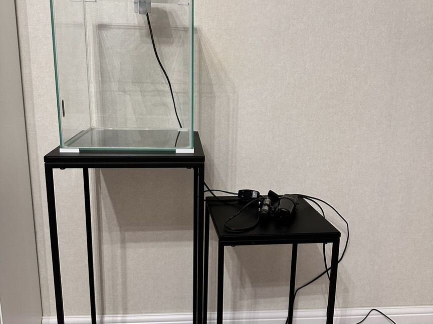 Aквариум aquael 30 л, белый б/у