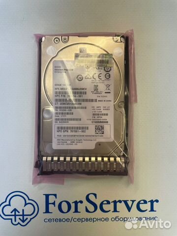 Жёсткий диск HPE 600GB 12G 10K 2.5 SAS 872477-B21 купить в Москве ...