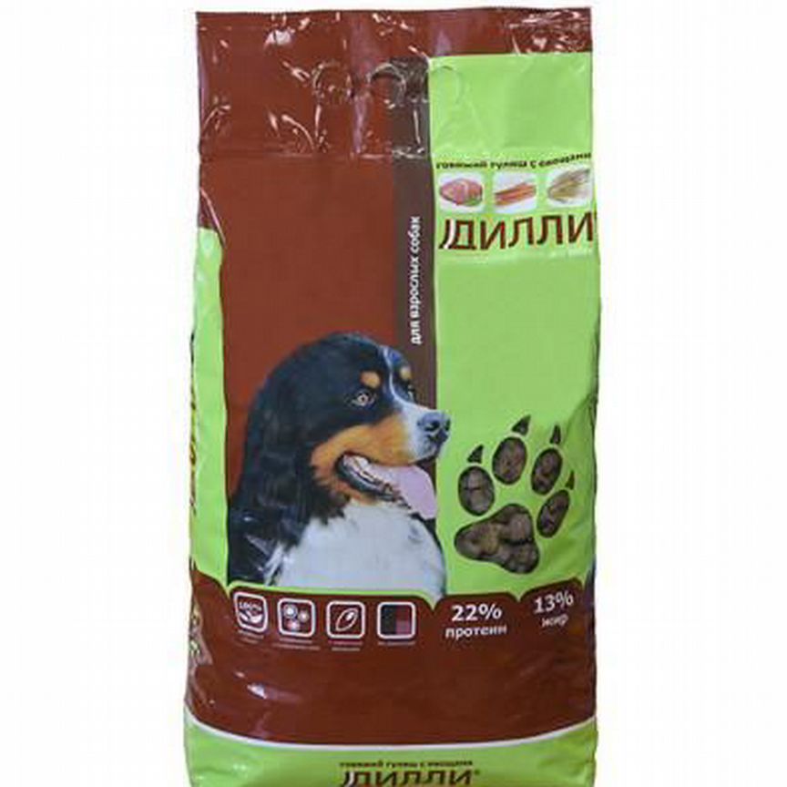 Корм для собак Дилли 14 кг