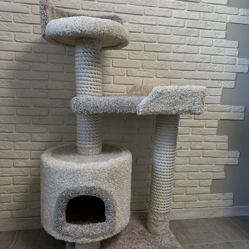 Домик для кошки с когтеточкой
