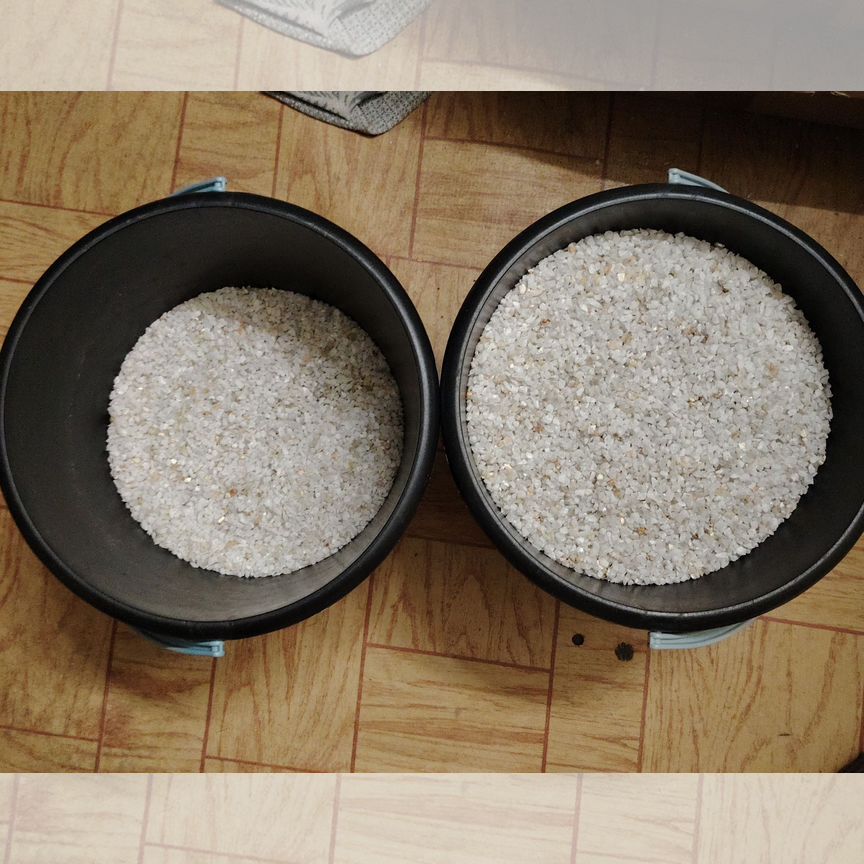 Аквариумный грунт, кварц, белый