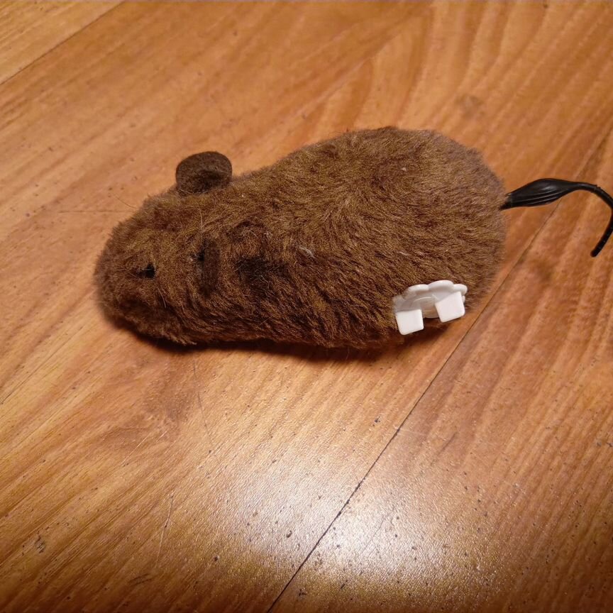 Мышь заводная, игрушка для кошек