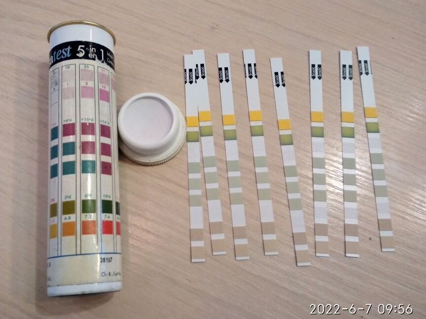 Tetra тесты 5в1 осталось 8 полосок