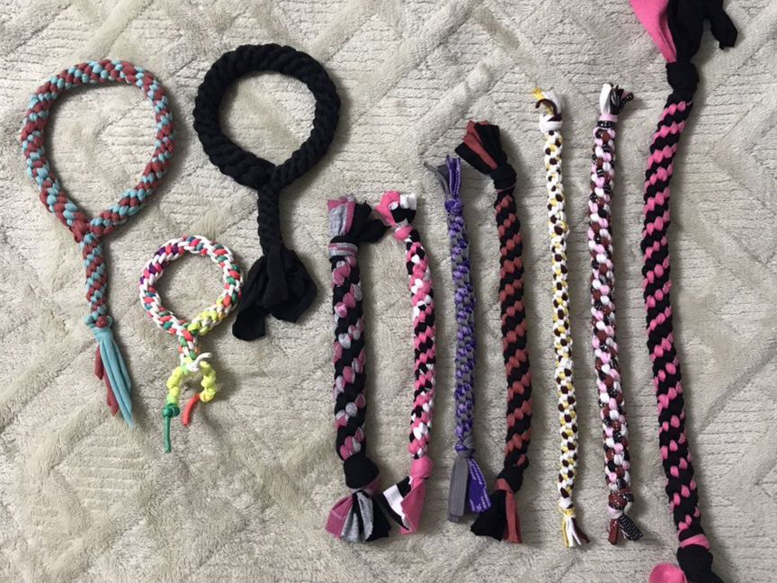 Игрушки для животных. Канатики для собак