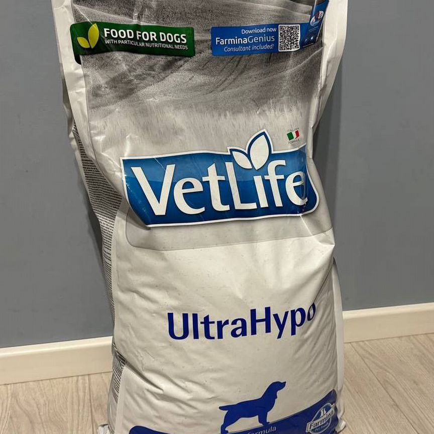 Корм для собак VetLife farmina ultrahypo