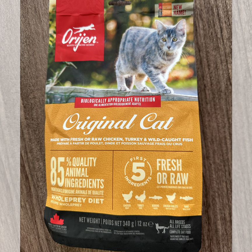Orijen Original Cat Корм для кошек и котят 340гр