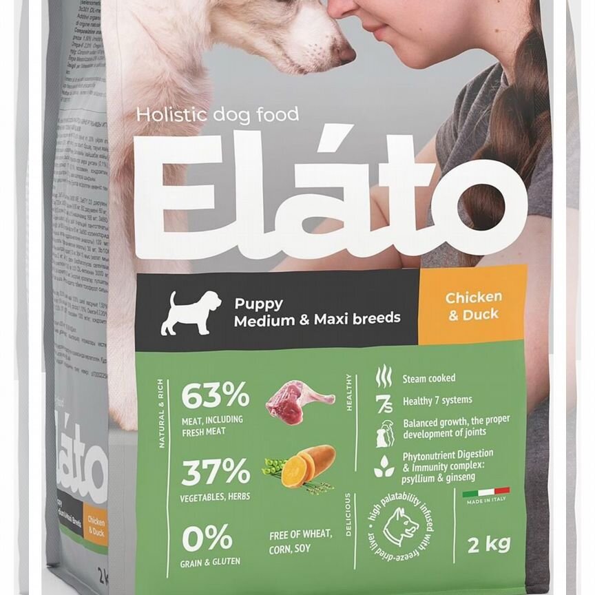 Корм для собак elato
