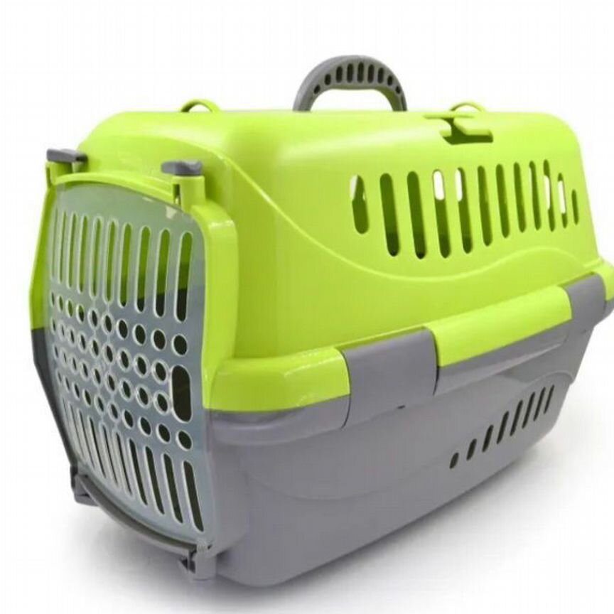 Переноска Zooexpress Турне M 48*32*32 см зеленая