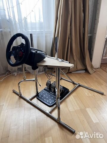 Руль logitech g29 и стойка для руля купить в Москве | Электроника | Авито