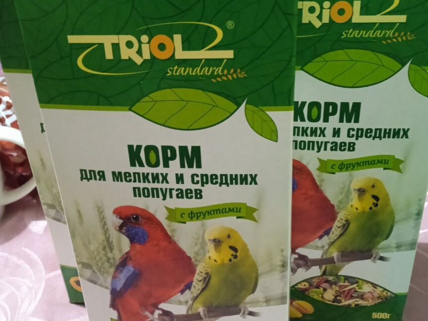 Корм для попугаев