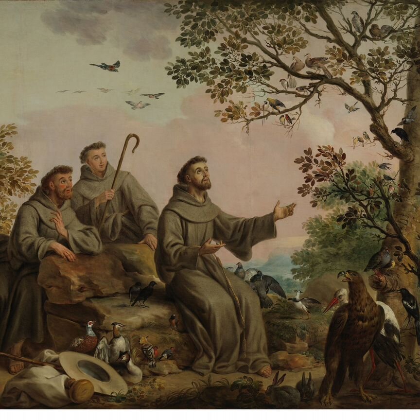 Почти религиозный обряд - водрузить домик для птиц